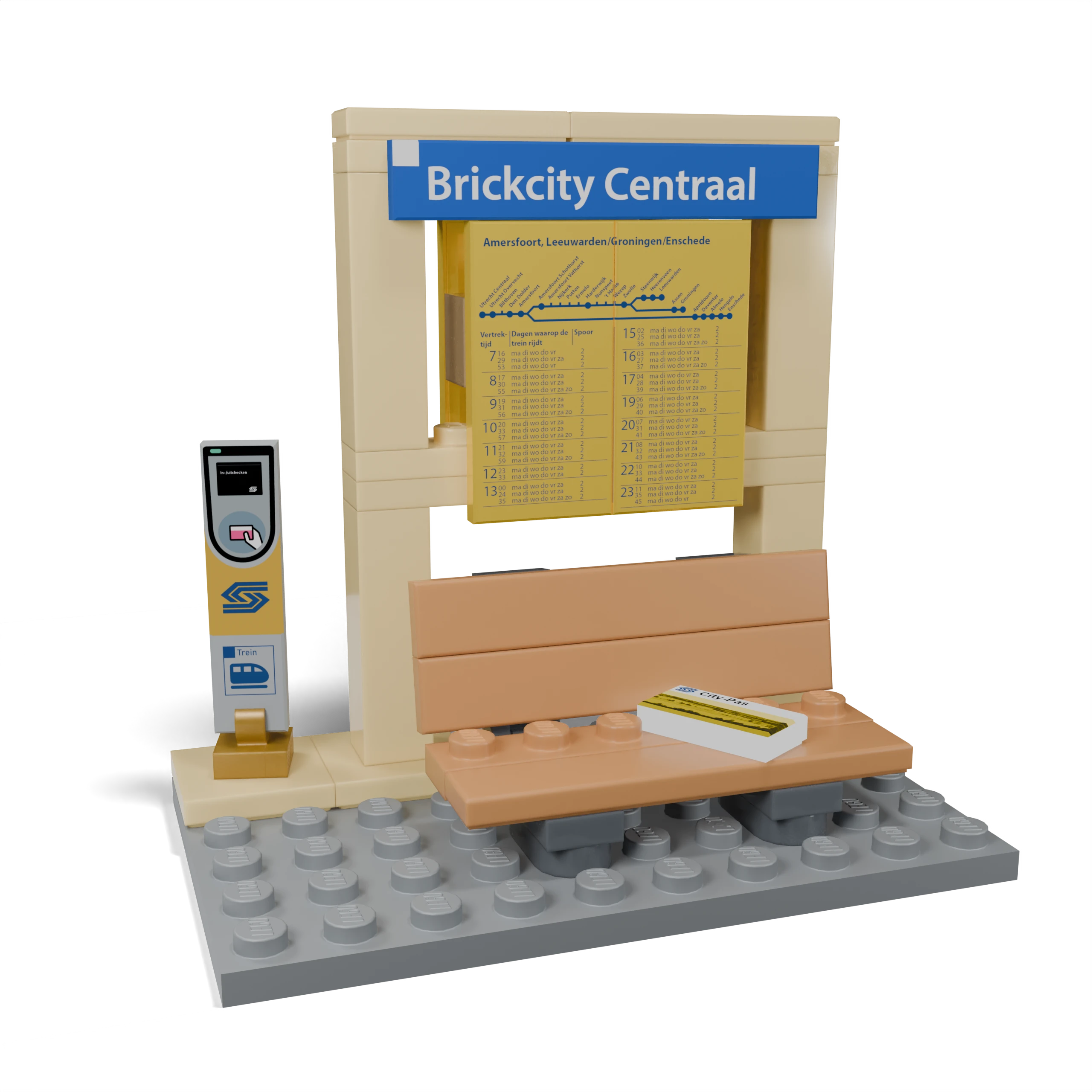 LEGO® Stationsbuild - Default Title - Bedrukjeblokje