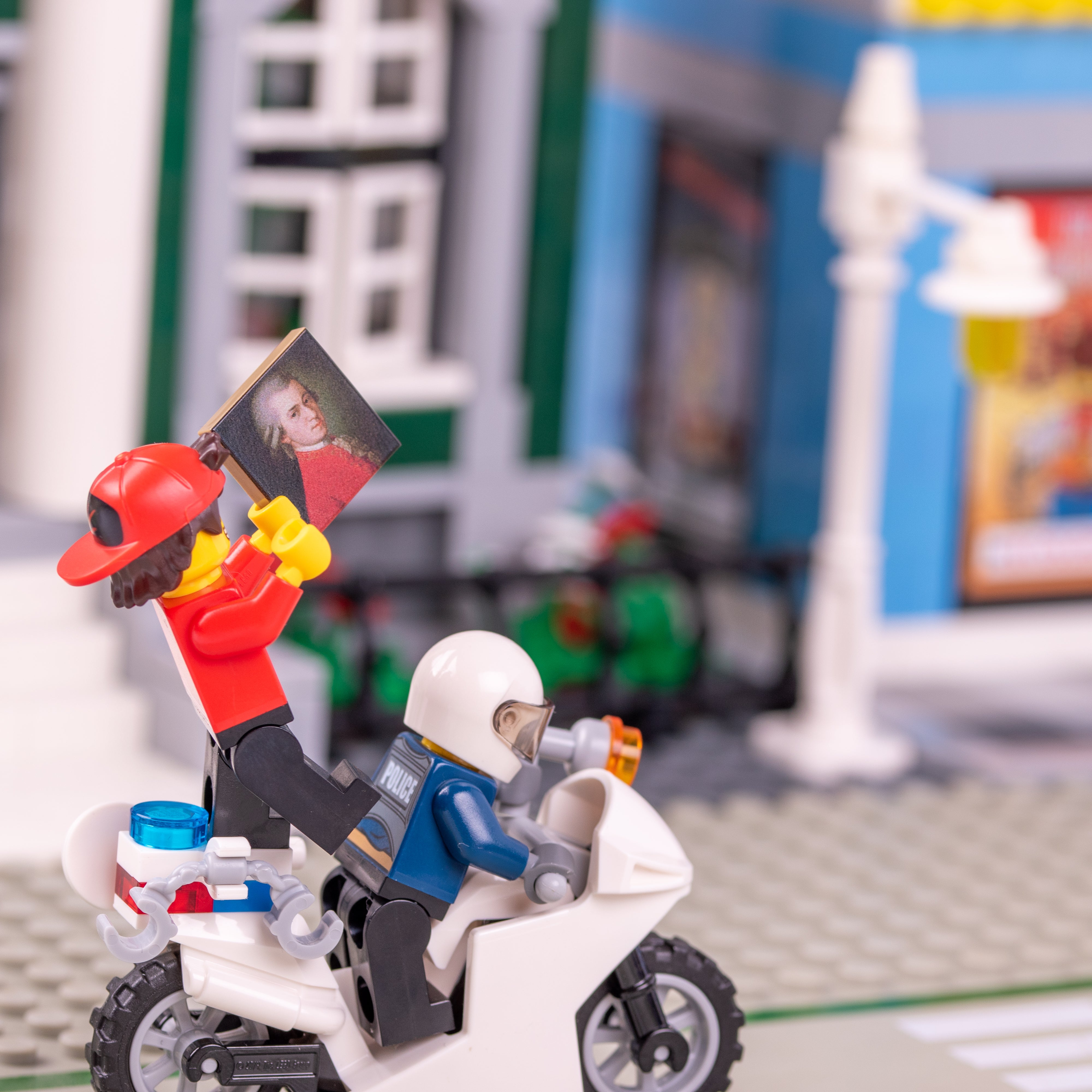 LEGO Art Mozart portret - geprint op een nieuwe 2x2 LEGO® tegel ...