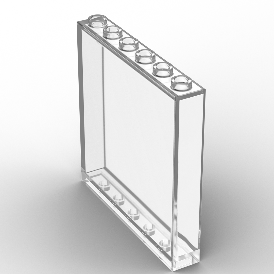 LEGO Panel 1x6x5 transparant met je eigen print op nieuwe LEGO ...